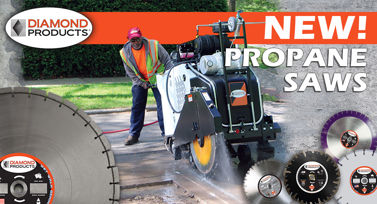 NEW! Diamond Products Core Cut Propane Saws – Ohio Power Tool News