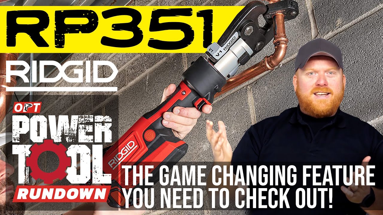 Press Like a Pro With the New Ridgid RP 351 Press Tool – Ohio Power ...
