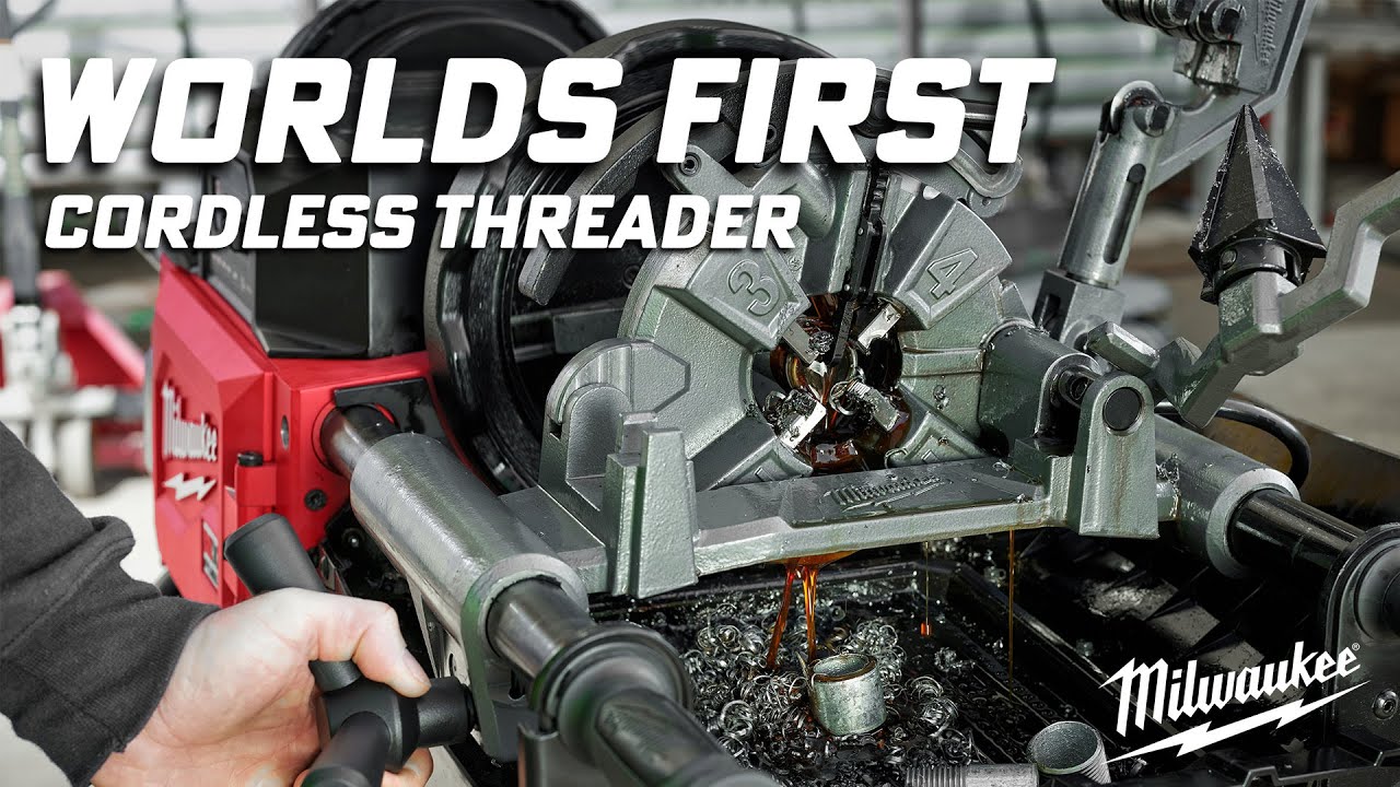 Milwaukee MX FUEL Pipe Threader: The Industry’s First Cordless ...
