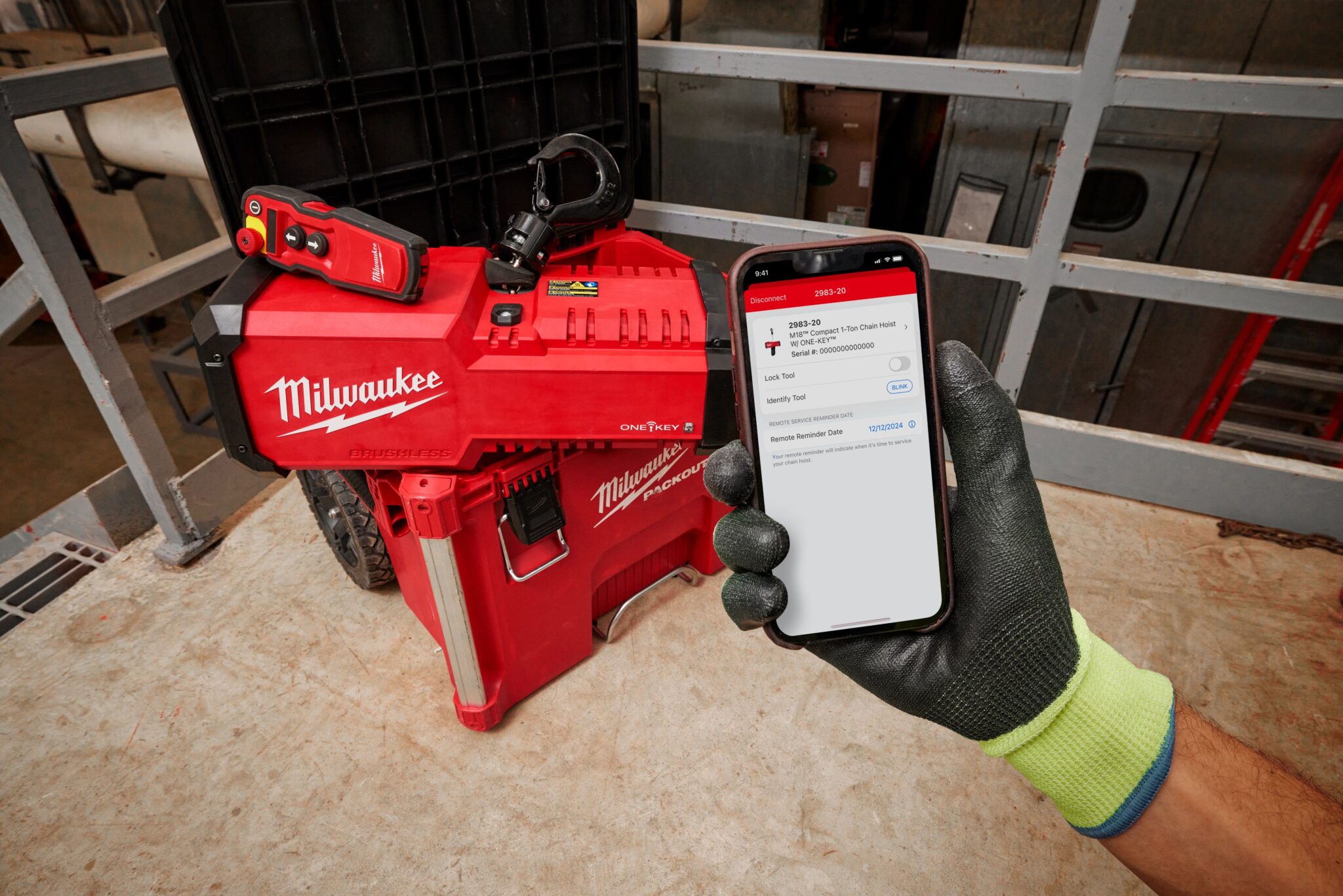 Milwaukee’s New M18 Compact 1-Ton Chain Hoist w/ One-Key – Ohio Power ...