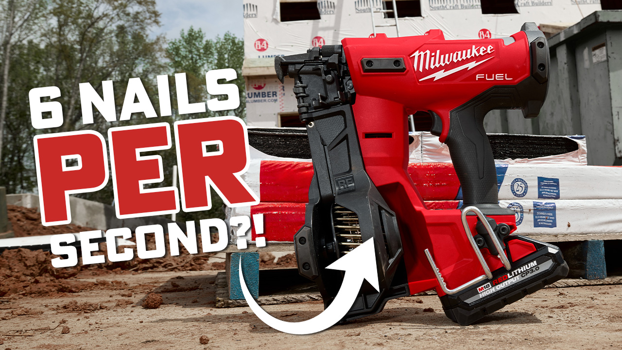 Milwaukee’s New M18 FUEL Coil Roofing Nailer – Ohio Power Tool News