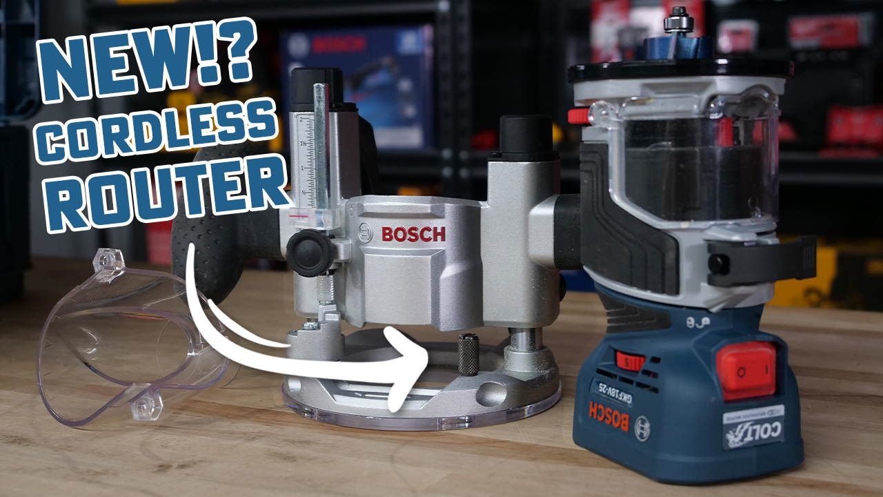 Bosch’s New Brushless Colt Palm Router – Ohio Power Tool News