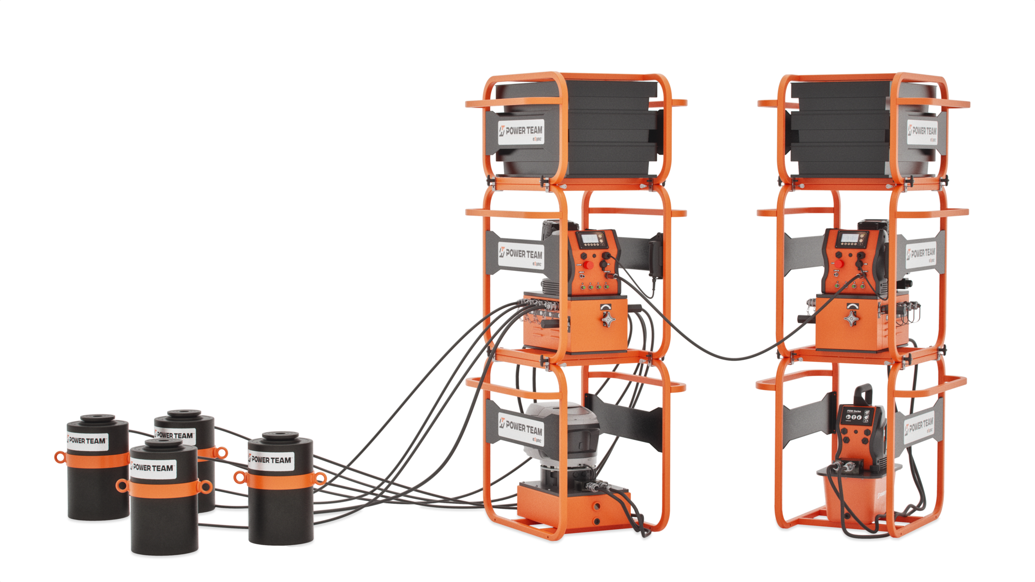 Power Team eSync Motion Control System | Precision Hydraulic Lifting ...