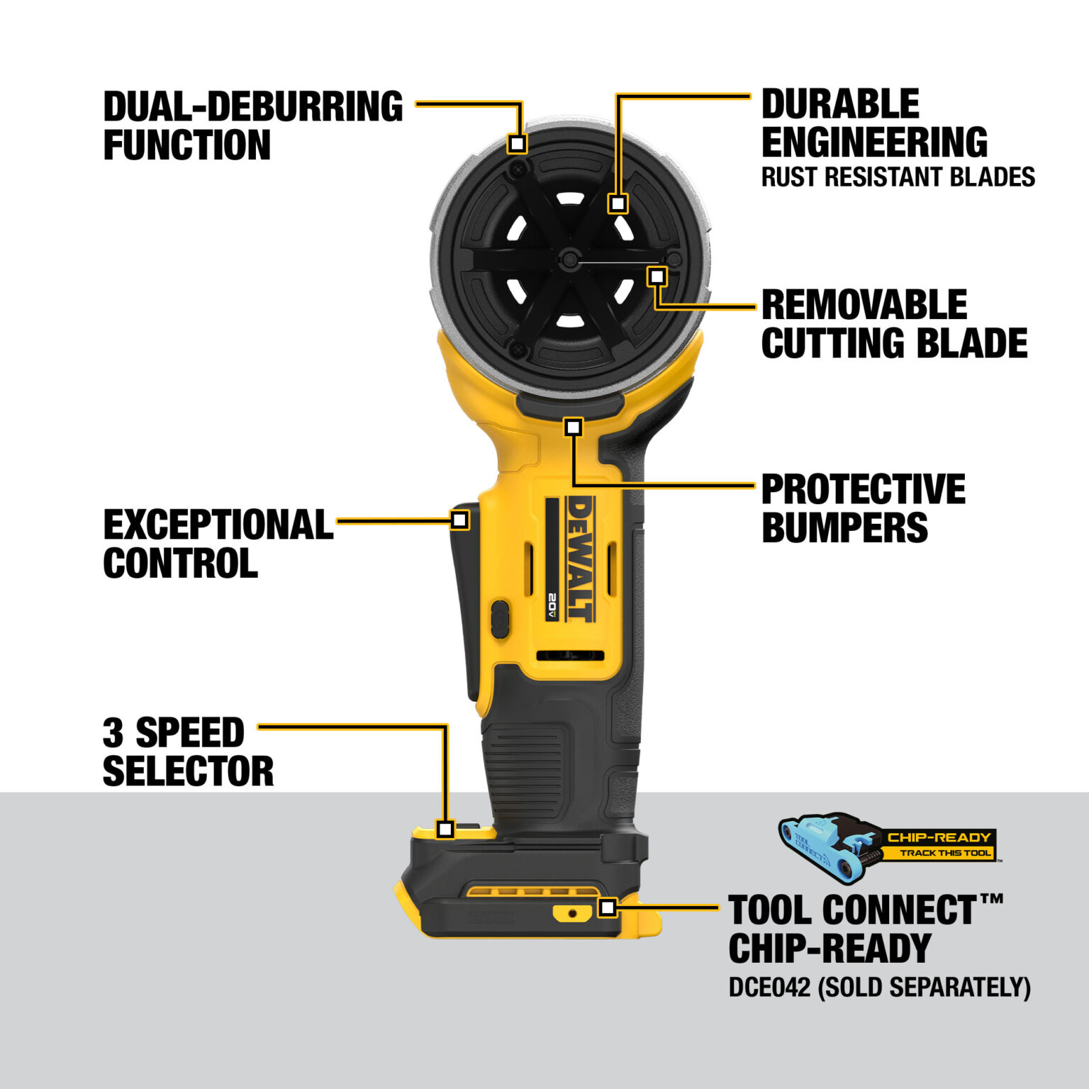 DeWalt’s First Cordless Deburring Tool in 20V MAX Line | DCE710B – Ohio ...