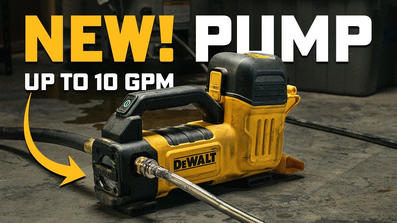 Why Every Plumber Needs the DEWALT 20V MAX Transfer Pump – Ohio Power Tool News