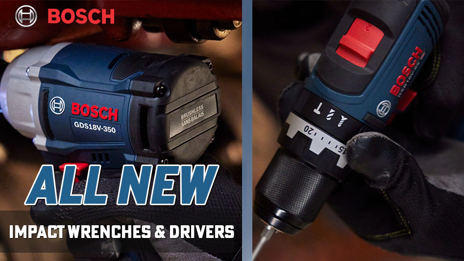 Bosch’s New 18V Impact Wrenches, Drivers & Hammer Drill: Compact Power ...