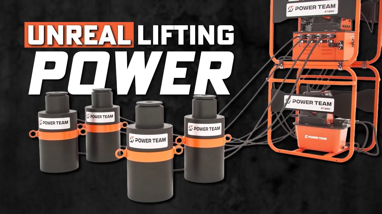 Power Team eSync Motion Control System | Precision Hydraulic Lifting ...