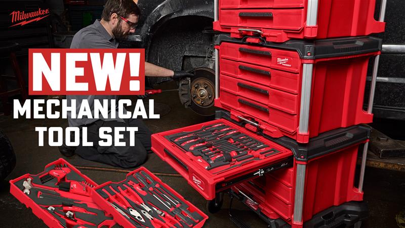 Milwaukee Master Mechanics Hand Tool Sets in PACKOUT: Organized, Mobile ...