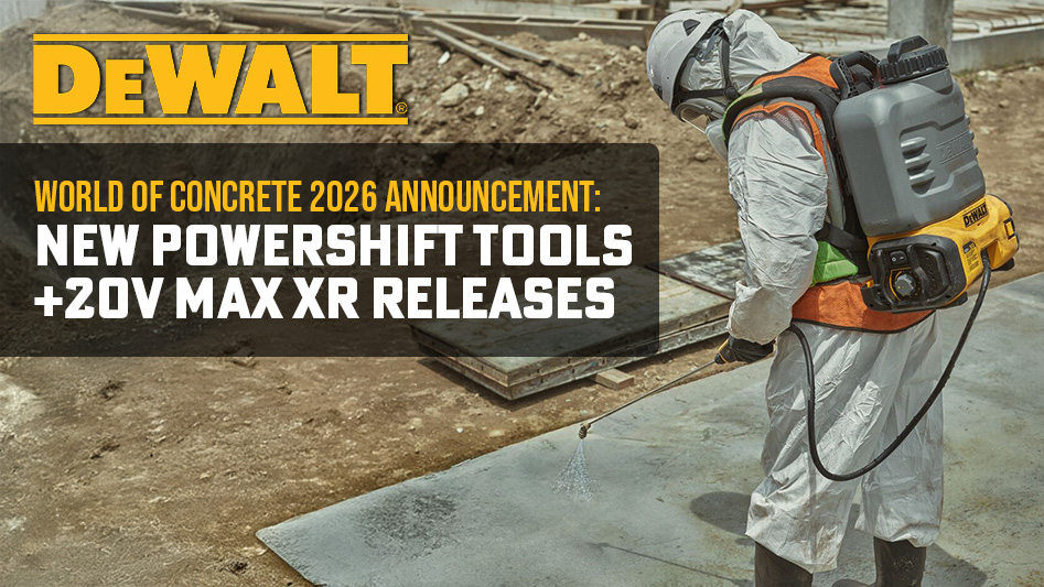 DEWALT World of Concrete 2026 Announcements: New POWERSHIFT Tools + 20V ...