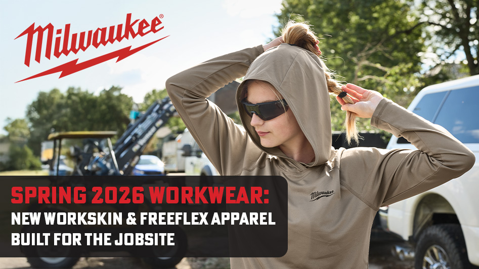 Milwaukee Spring 2026 Workwear: New WORKSKIN & FREEFLEX Apparel Built ...