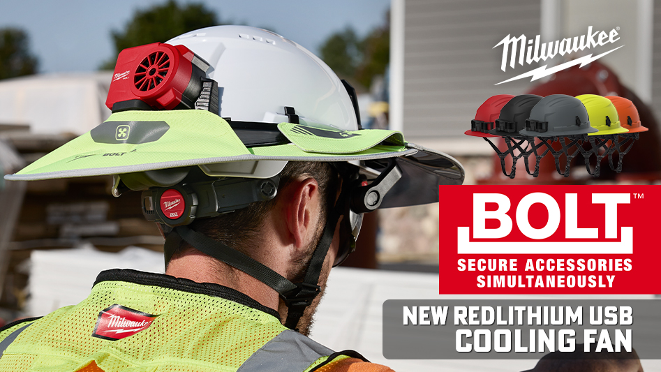Milwaukee BOLT REDLITHIUM USB Cooling Fan: The New Add-On That Makes ...