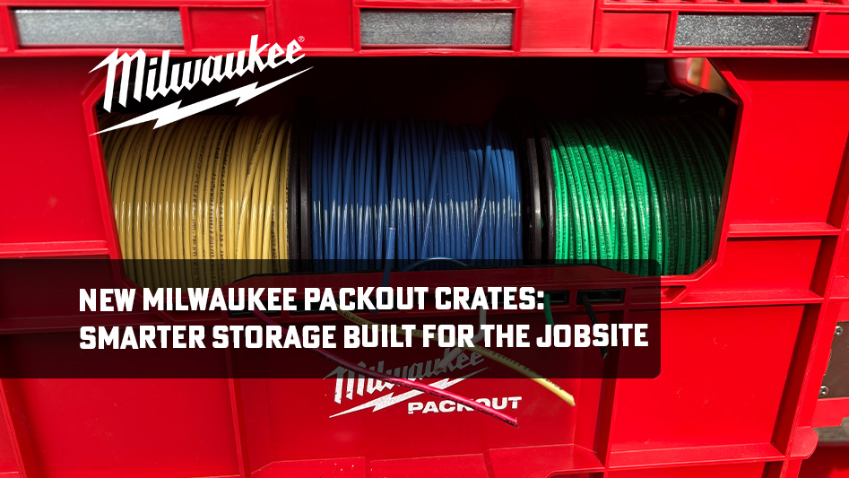 NEW Milwaukee PACKOUT Crates | Wire Pulling XL, Low Profile & Compact ...